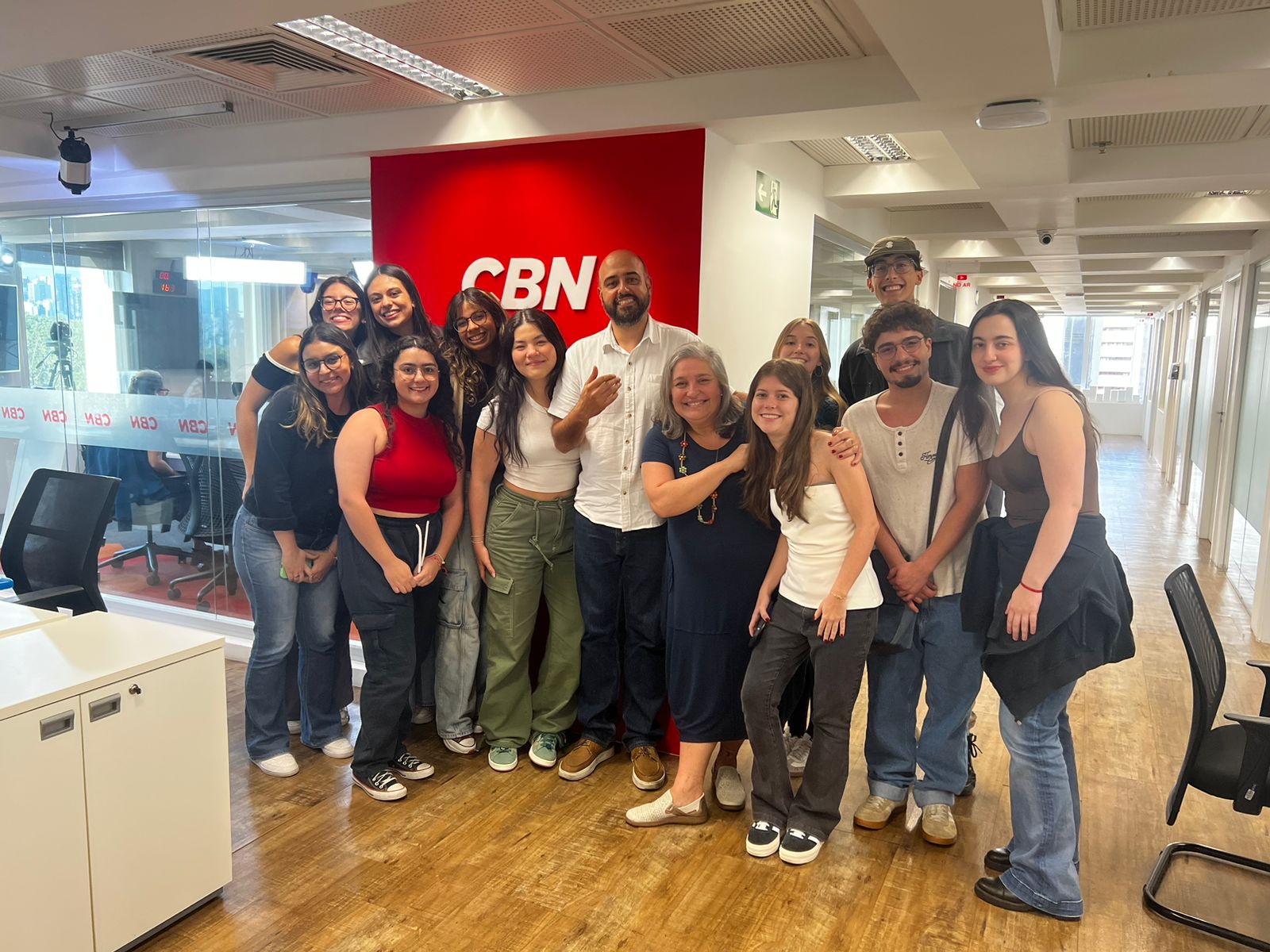 Alunos de Jornalismo visitam Rádio CBN - Jornalismo ESPM - São Paulo